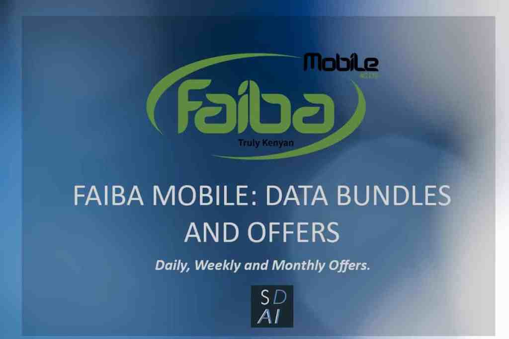 How to buy bundles on Faiba mobile JTL - Mpesa | Airtime - Saidia