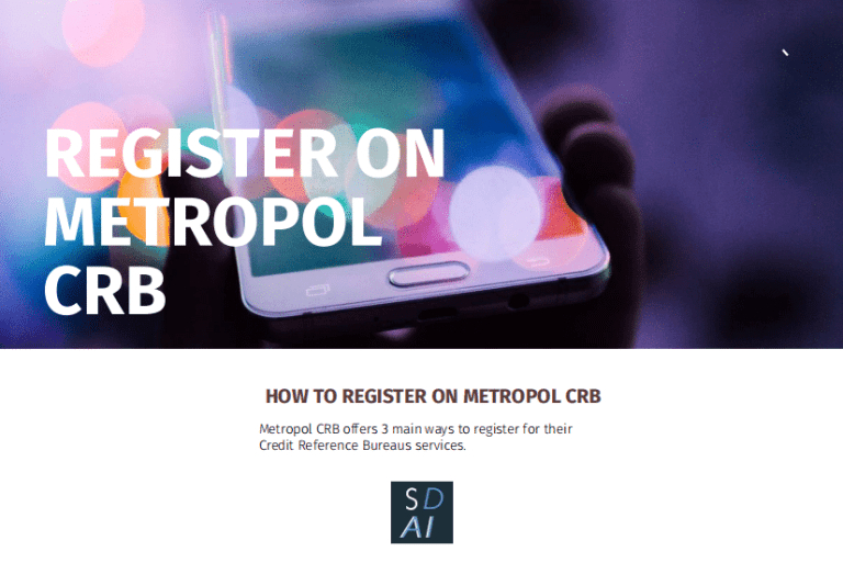 Metropol CRB: credit report, get clearance certificate and status check - Saidia
