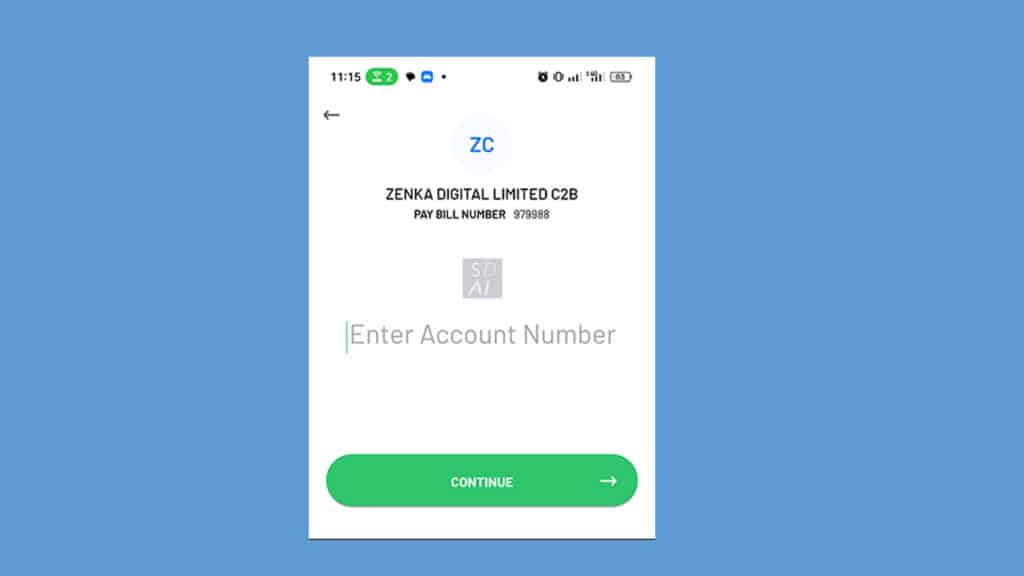 How to repay zenka loan through Zenka paybill number and from app - Saidia